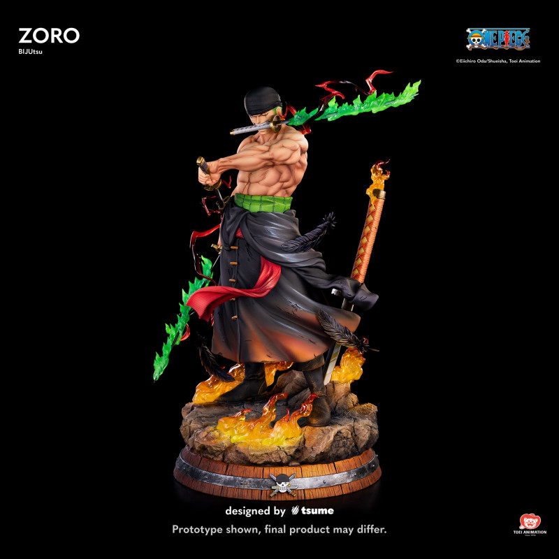 Statue BIJUtsu Zoro The Monster Trio Collection Tsume Art One Piece