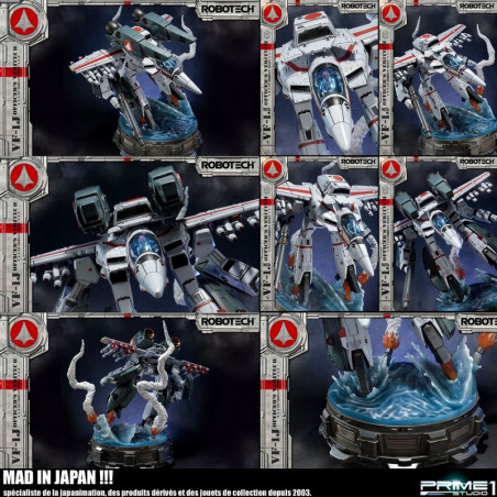 MACROSS ROBOTECH statue VF-1J Officer's Veritech Guardian Mode Prime 1 ...