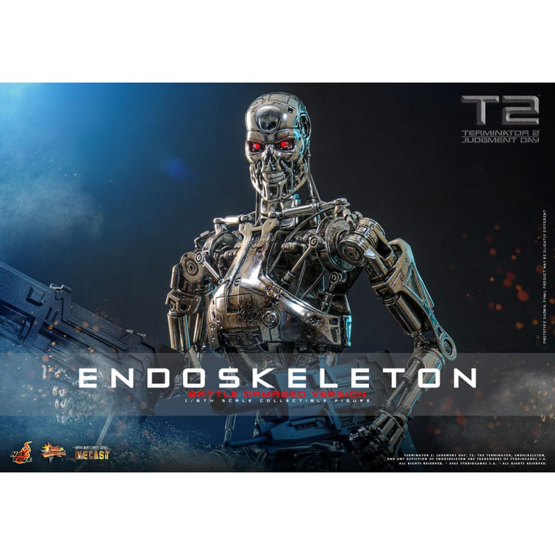 Figurine Movie Masterpiece Endoskeleton Battle Damaged Version Diecast ...