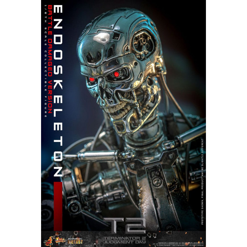 Figurine Movie Masterpiece Endoskeleton Battle Damaged Version Diecast ...