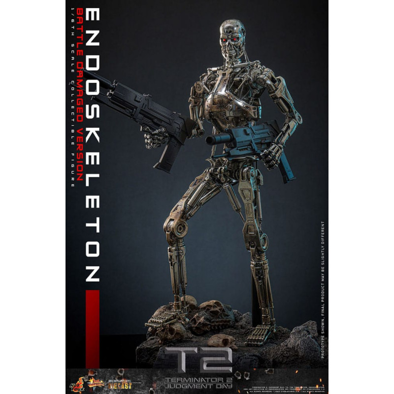 Figurine Movie Masterpiece Endoskeleton Battle Damaged Version Diecast ...