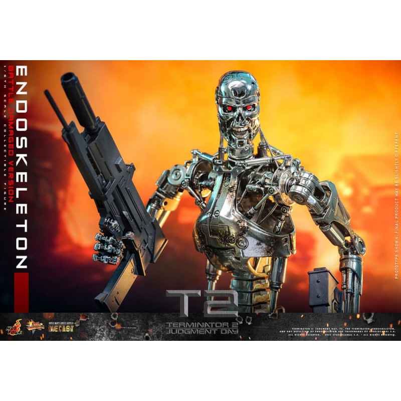 Figurine Movie Masterpiece Endoskeleton Battle Damaged Version Diecast ...