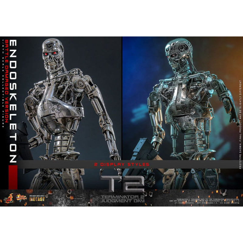 Figurine Movie Masterpiece Endoskeleton Battle Damaged Version Diecast ...