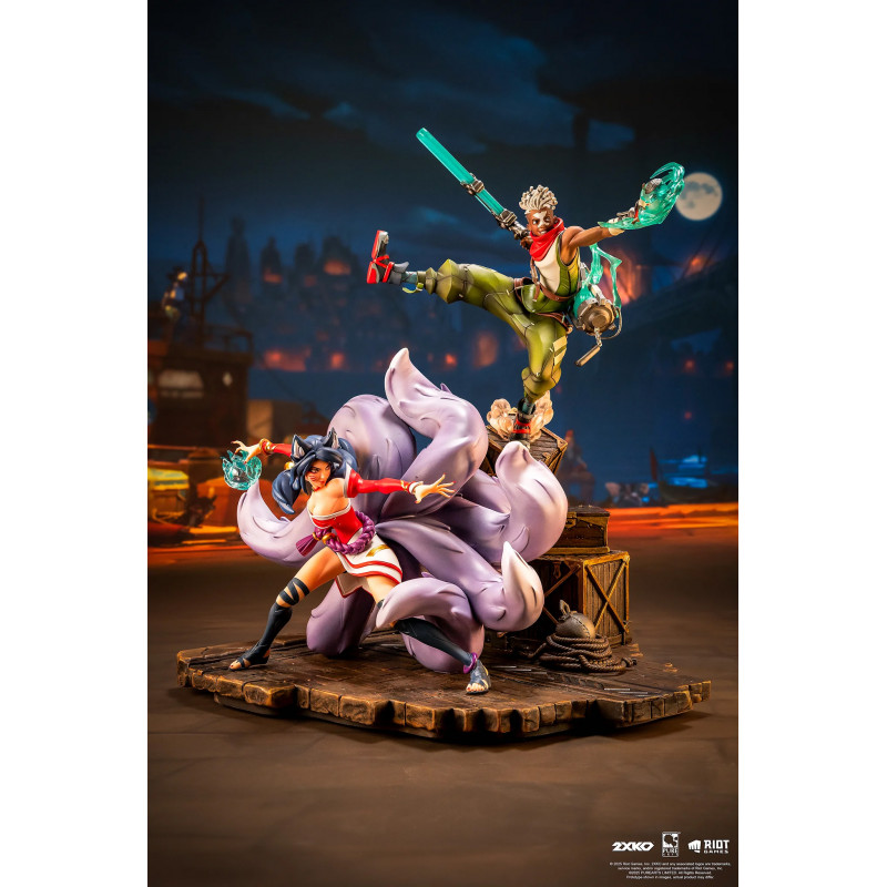 Statue Ahri & Ekko Pure Arts 2XKO