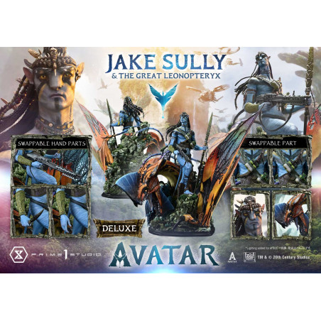 Statue Jake Sully & The Great Leonopteryx Real Elite Masterline Deluxe ...