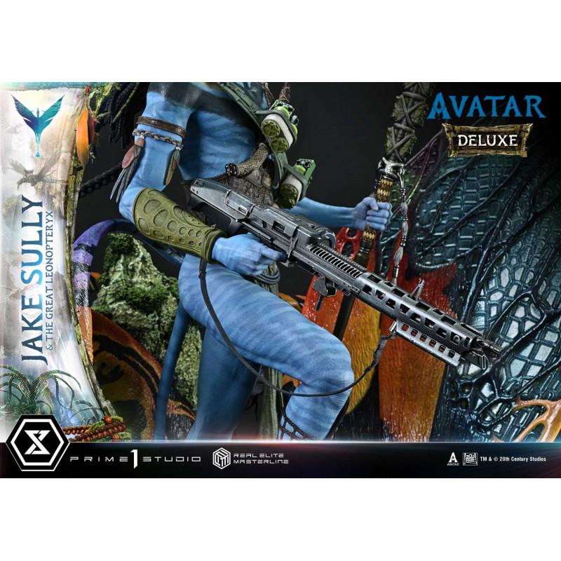 Statue Jake Sully & The Great Leonopteryx Real Elite Masterline Deluxe ...