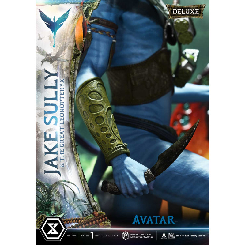 Statue Jake Sully & The Great Leonopteryx Real Elite Masterline Deluxe ...