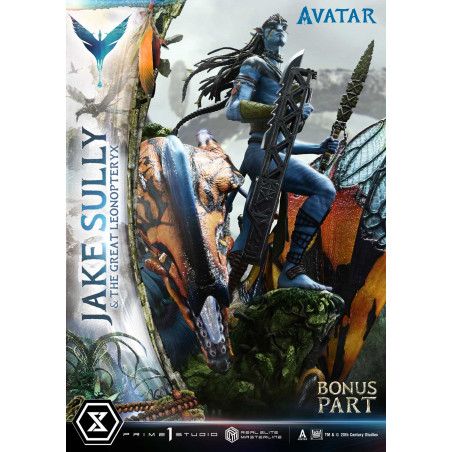 Statue Jake Sully & The Great Leonopteryx Real Elite Masterline Deluxe ...