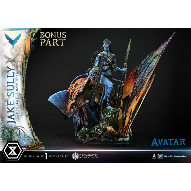 Statue Jake Sully & The Great Leonopteryx Real Elite Masterline Deluxe ...