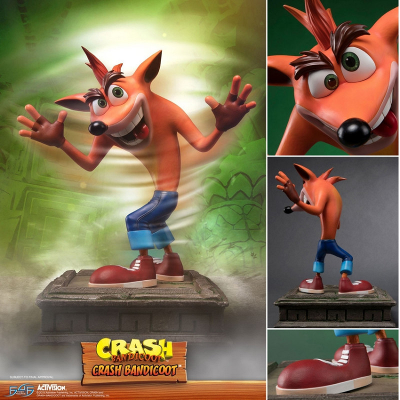 CRASH BANDICOOT Statue Crash F4F