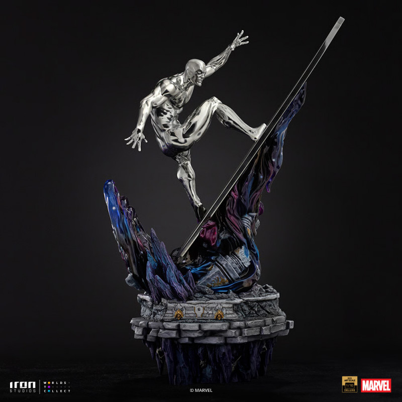 Statue Silver Surfer Deluxe Art Scale Iron Studios Marvel