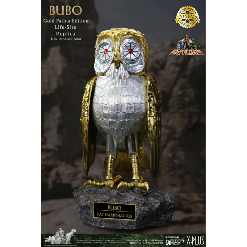 Statue Bubo Gold Patina Edition Deluxe Version Star Ace Le Choc des Titans