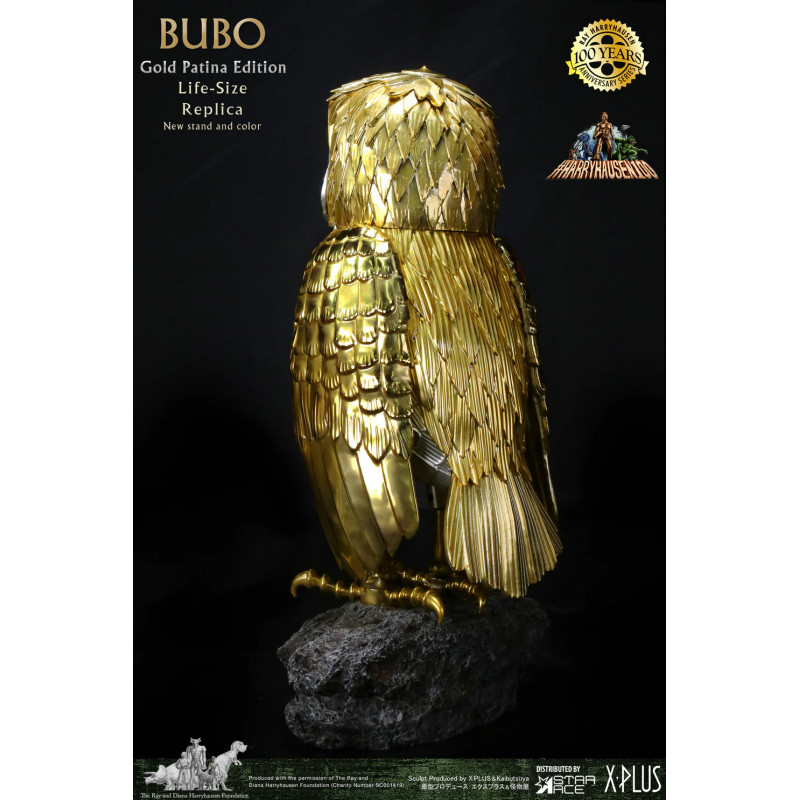 Statue Bubo Gold Patina Edition Deluxe Version Star Ace Le Choc des Titans