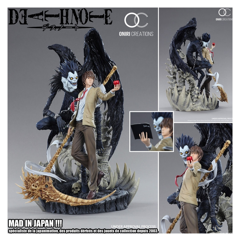 DEATH NOTE Statue Light & Ryuk Oniri Creations