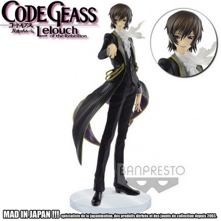 CODE GEASS figurine Lelouch Lamprouge EXQ Banpresto