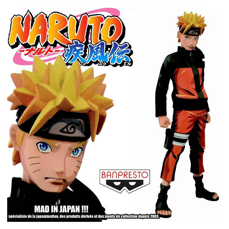NARUTO SHIPPUDEN figurine Naruto Manga Dimensions Master Stars Piece ...