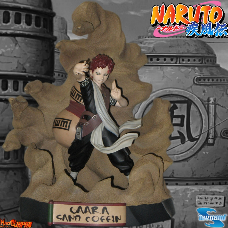 NARUTO Statue Gaara Sand Coffin Toynami