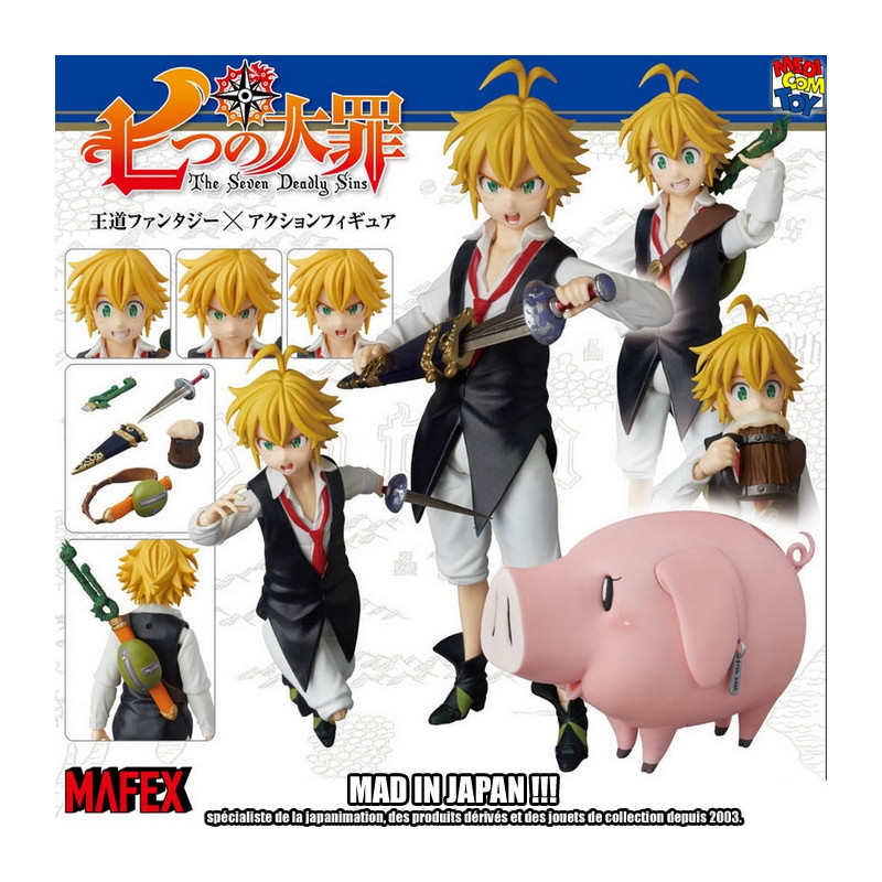 Nanatsu no Taizai The Seven Deadly Sins figurine Meliodas MAFEX Medicom Toy