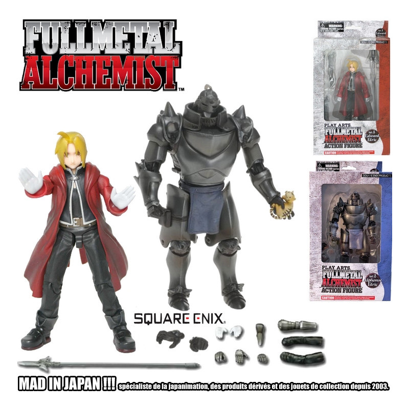 FULLMETAL ALCHEMIST Pack Alphonse & Edward Elric Play Arts Square Enix
