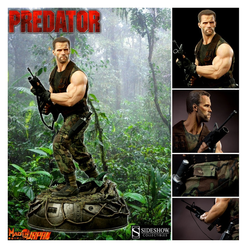 PREDATOR Statue Dutch Schaefer Premium Format Sideshow