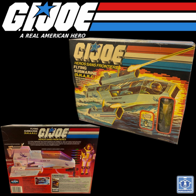 GI JOE Flying Submarine S.H.A.R.C. Hasbro