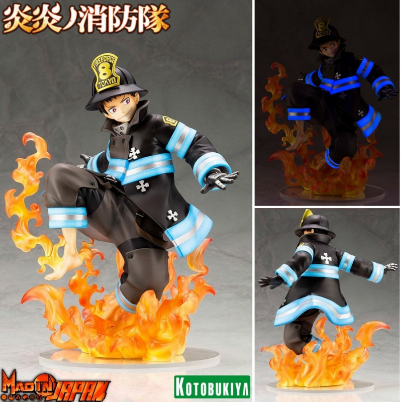 Fire Force Statue Shinra Kusakabe ARTFXJ Kotobukiya