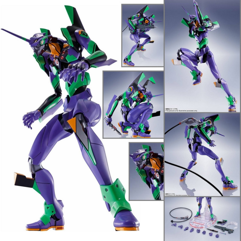 EVANGELION Figurine Eva Test Type-01 Dynaction Bandai
