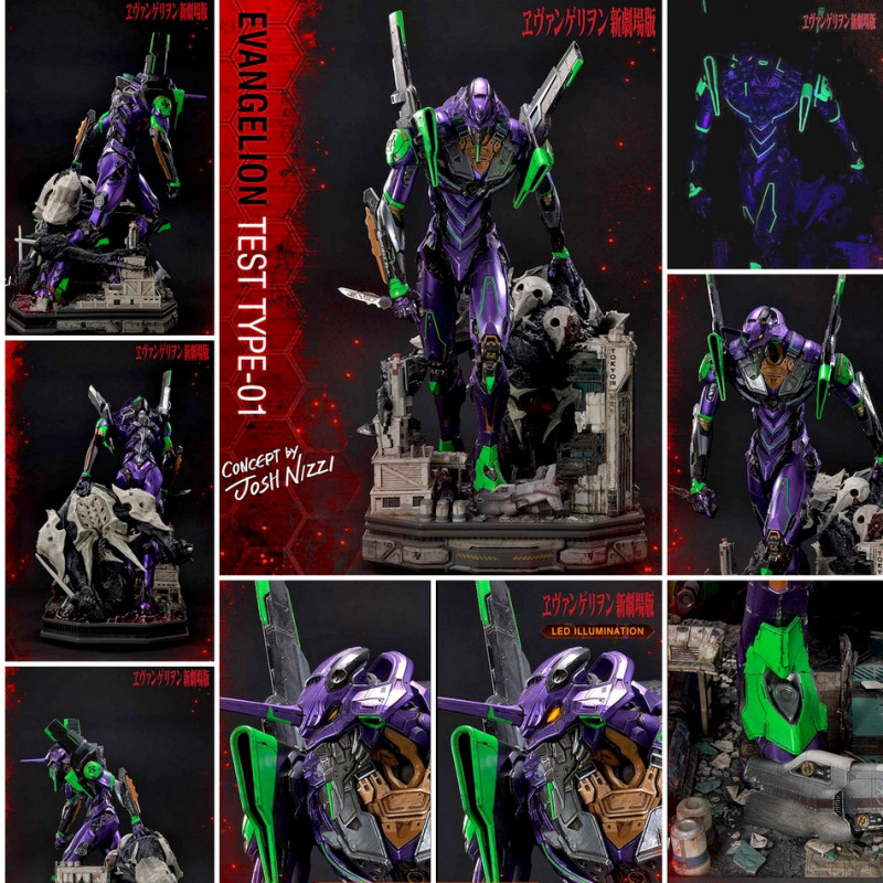 EVANGELION Statue Test Type-01 Concept by Josh Nizzi Prime 1 Studio