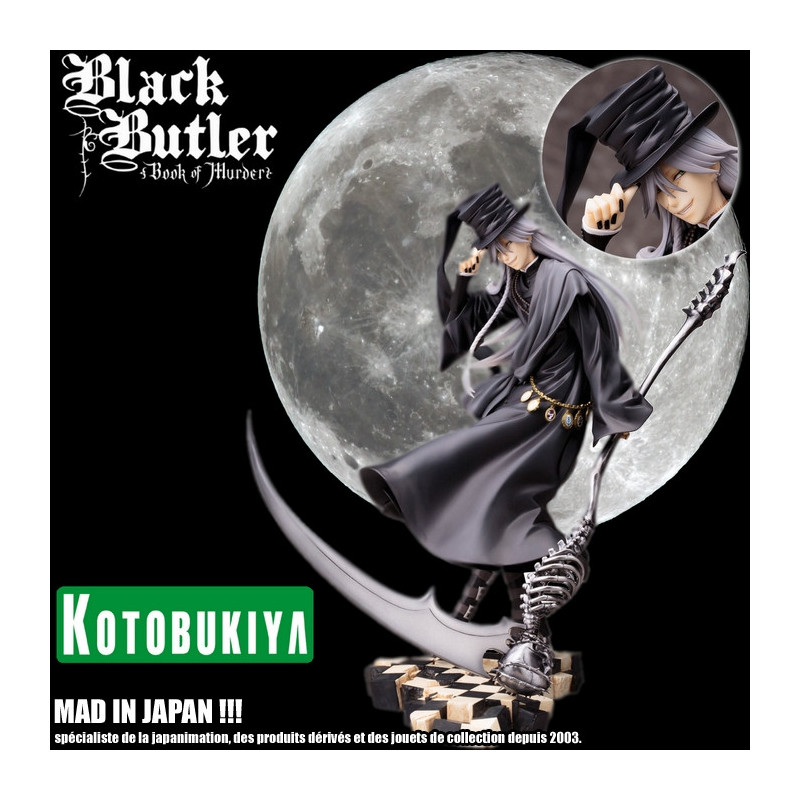 BLACK BUTLER Book of Circus Statue Undertaker ARTFXJ Kotobukiya