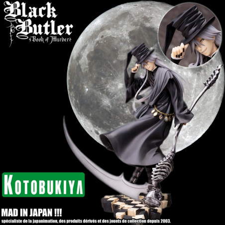 BLACK BUTLER Book of Circus Statue Undertaker ARTFXJ Kotobukiya