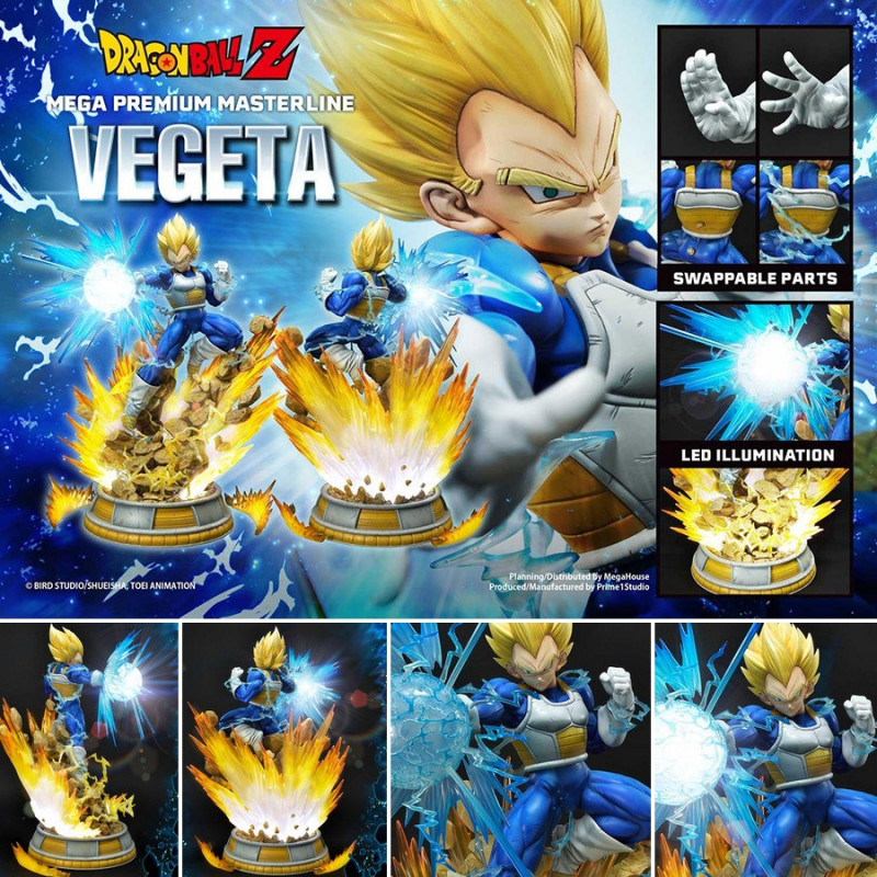 DRAGON BALL Z Statue Vegeta Super Saiyan Prime 1 Studio