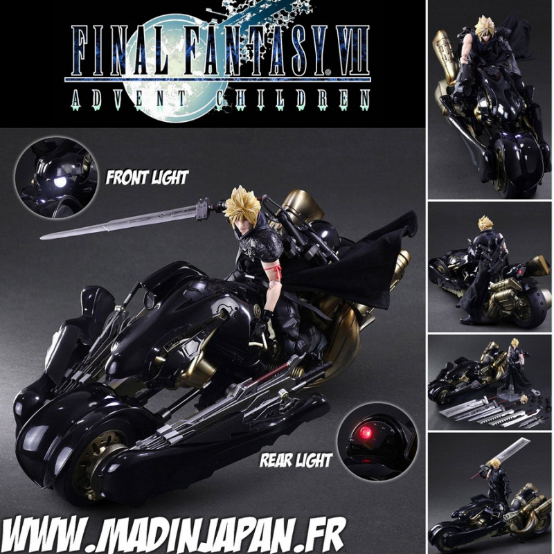 FFVII ADVENT CHILDREN Play Arts Kai Cloud Strife & Fenrir Square Enix