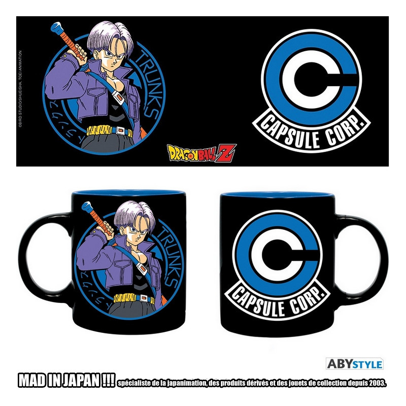DRAGON BALL Z Mug Trunks Capsule Corp Abystyle