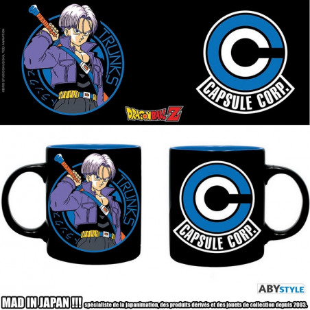 DRAGON BALL Z Mug Trunks Capsule Corp Abystyle